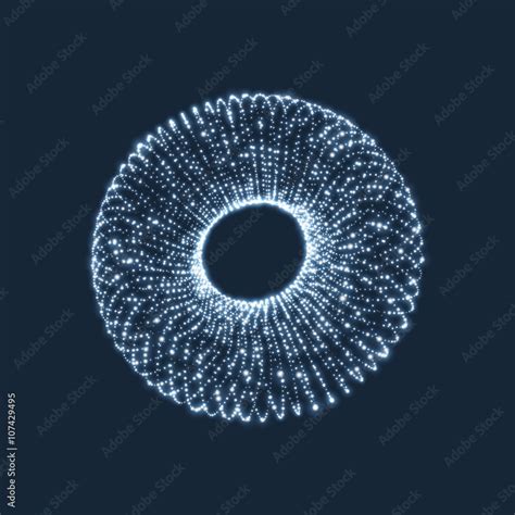 Torus The Torus Consisting Of Points Connection Structure Torus Shape Wireframe 3d Grid