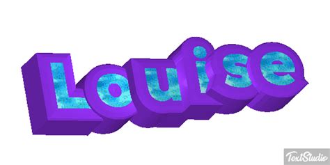 Louise Name Animated  Logo Designs