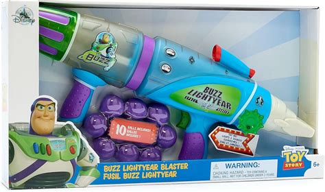 Disney Store Official Buzz Lightyear Glow In The Dark Blaster Toy
