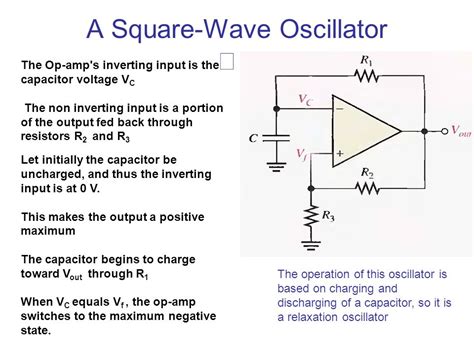 Relaxation Oscillator Circuit Using Op Amp