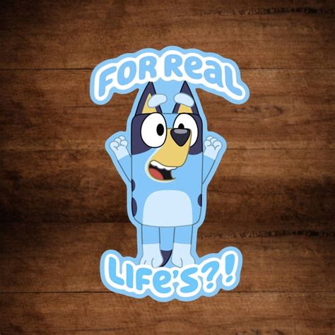Bluey Quotes Sticker Etsy Uk