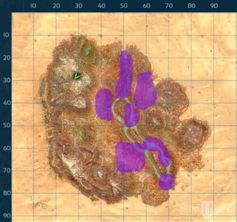 Ark Survival Ascended Titanosaur Spawn Location Map On Scorched Earth Deltia S Gaming