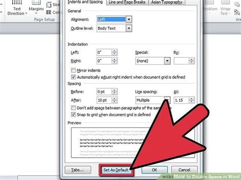 3 Ways To Double Space In Word Wikihow