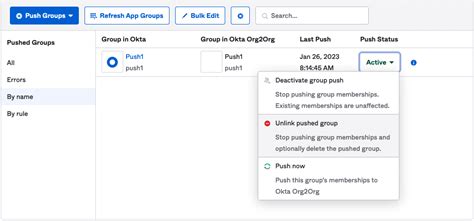 Best Practices For Group Push And Disabling Provisioning