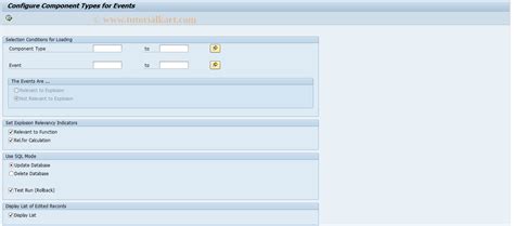 frmlc49 sap tcode roles for events transaction code