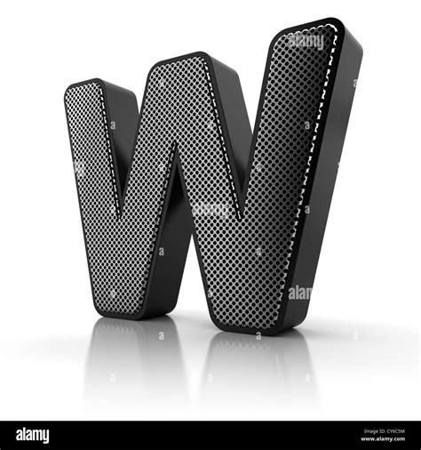 Letter W Cut Out Stock Images Pictures Alamy