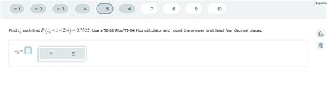 Solved Find Z0 Such That P Z0 Chegg Com