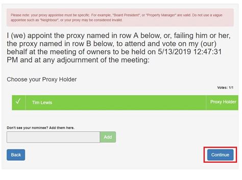 How To Complete A Proxy Condo Control English