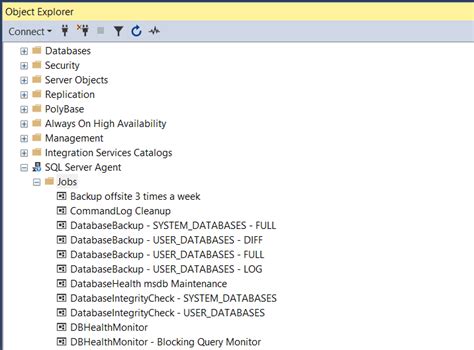 sql agent jobs