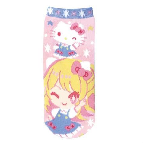 Sanrio X Oshi No Ko Socks Ruby X Kitty Pair 22 24cm Neo Tokyo