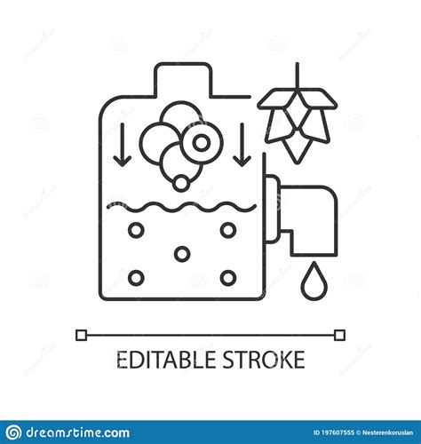 Linear Fermentation Icon From Alcohol Outline Collection Thin Line Fermentation Vector Isolated