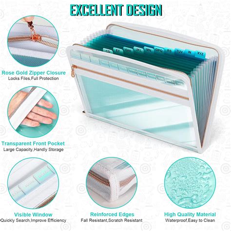 ABClife ABC Life Expanding File Folder With Zipper Closure India Ubuy