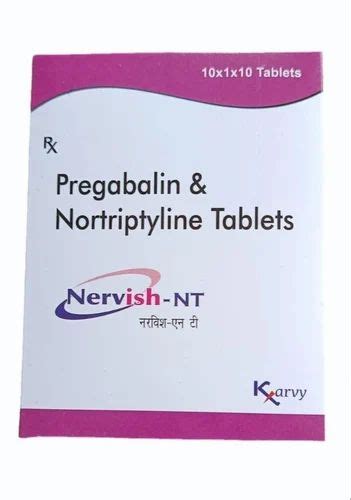 Pregabalin Nortriptyline Tablets At Best Price In Karnal ID