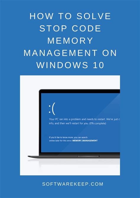 How To Solve Stop Code Memory Management On Windows Artofit