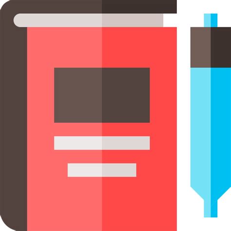 Notebook Basic Straight Flat Icon