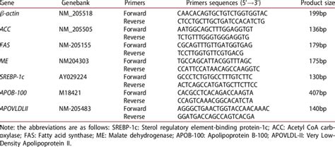 The Primer Sequence And Parameters Download Scientific Diagram