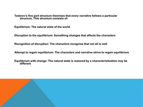 Todorov Five Part Structure Theory Ppt