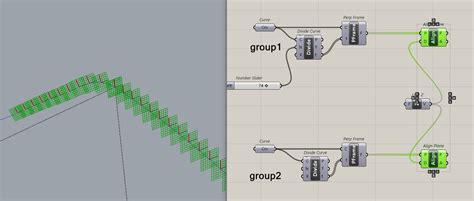 Align Planes Extrude Along Curve Grasshopper McNeel Forum