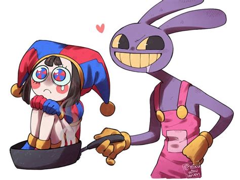𝘱𝘰𝘮𝘯𝘪 And 𝘫𝘢𝘹 🃏🐰 Character Design Tmnt Artwork Cartoon Art