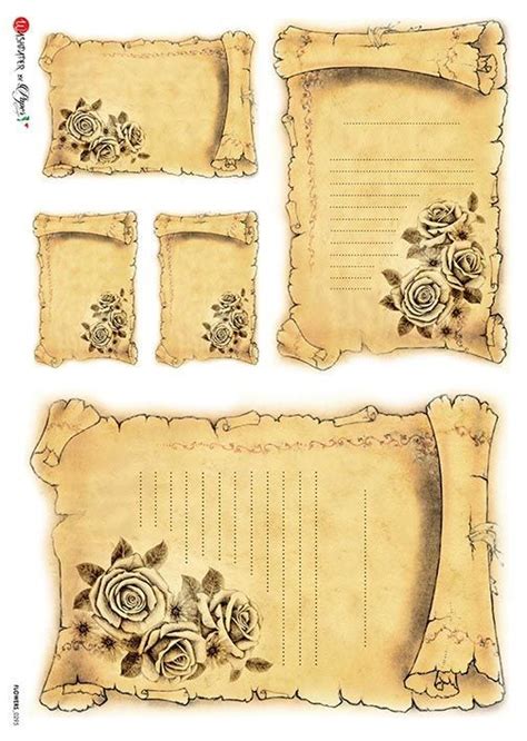 Plantilla Para Carta Antigua