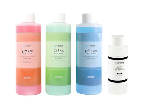8oz PH Calibration Buffer Solution Kit PH 4 00 7 00 10 01 4oz Storage Solution For Ph Orp
