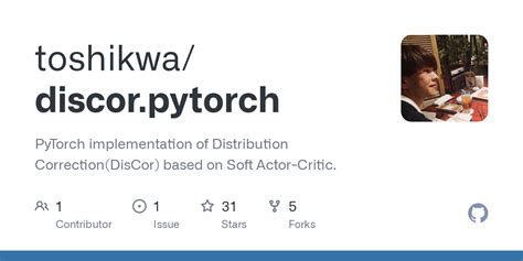 GitHub Toshikwa Discor Pytorch PyTorch Implementation Of