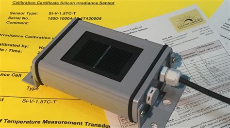 Silicon Irradiance Sensor Solar Irradiance Sensor Reference Cell