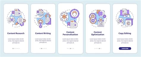 Premium Vector Ai In Content Onboarding Mobile App Screen