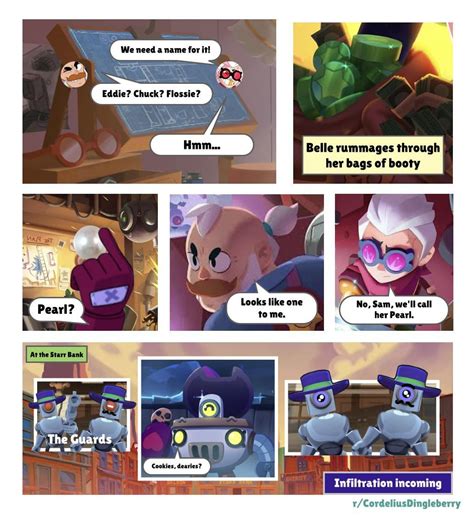 Comic Pearl Lore W Sam And Belle Rbrawlstars