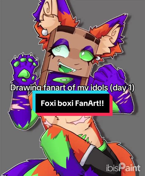 Fanart Of Foxi Boxi My Digital Art Journey Tiktok