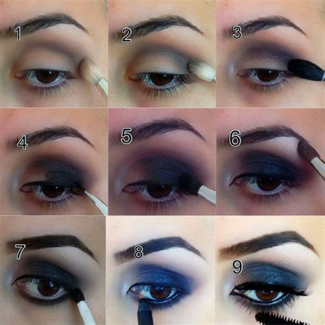 Step By Step Pictorial Of A Smokey Eye Natural Eye Makeup Tutorial Gold Eye Makeup Tutorial
