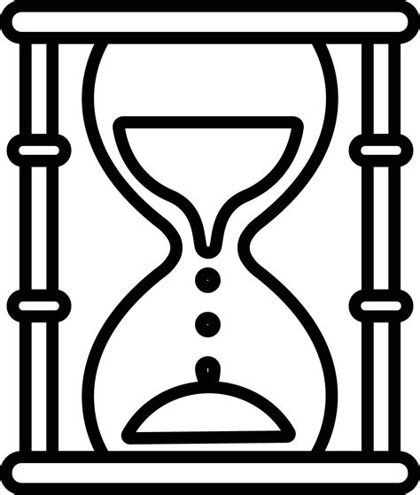 Sand Timer Outline Illustration 45283983 Vector Art At Vecteezy