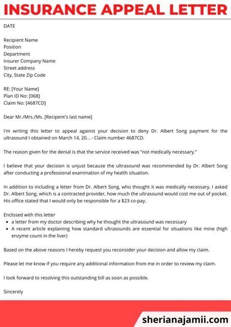 Insurance Appeal Letter 2025 Guide Free Sample Sheria Na Jamii