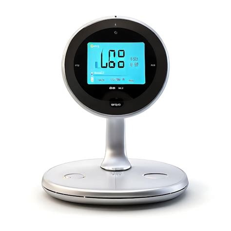 Bluetooth Enabled Smart Scale On A Plain White Background Premium Ai Generated Image