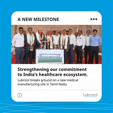 📣 Excited To Share Lubrizols Expansion Of Our Medical Manufacturing