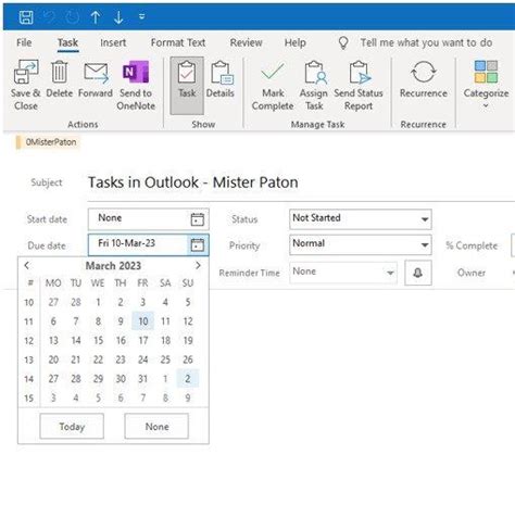 How To Manage Tasks In Outlook Mister Paton