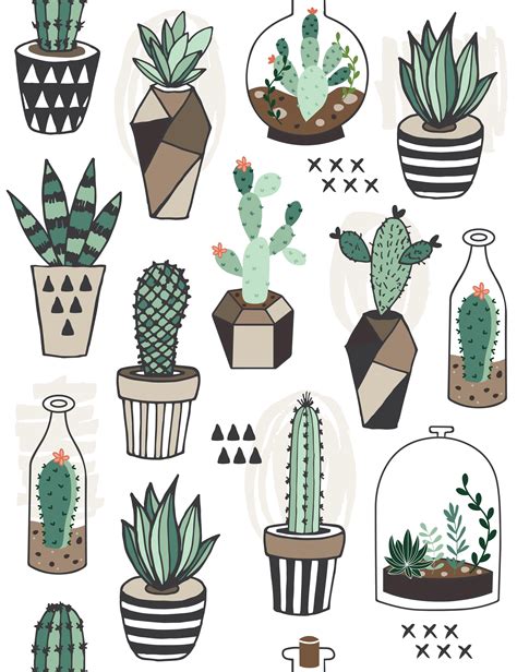 Épinglé Par Hanne Mertens Sur A R T Dessin Cactus Art De Cactus Art