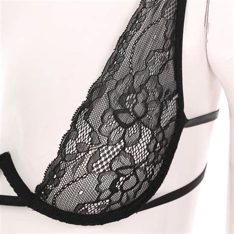 Women Sexy 14 Cup Sheer Lace Bras Push Up Underwired Shelf See Through Bralette Ebay