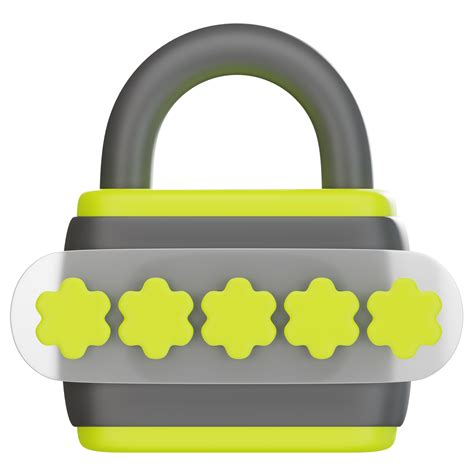 Password Code 3d Illustration 29897640 Png