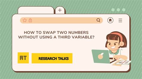 how to swap two numbers without using a third variable interview