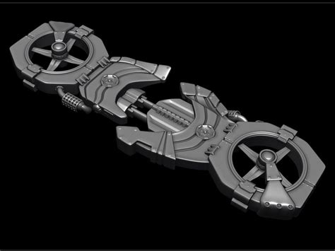 Futuristic Hoverboard Concept Art