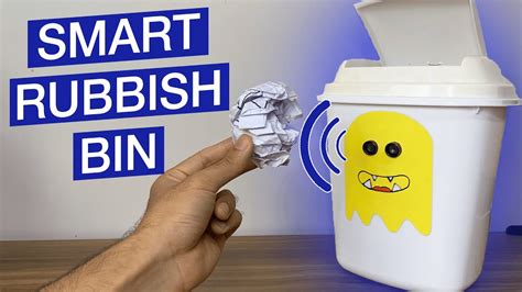 How To Make A Smart Rubbish Bin With Arduino Youtube