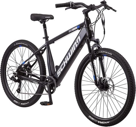 Schwinn Amalgam Adult Electric Bike 17 Or 18 5 Inch Hybrid Aluminum Frame 7 Speed 27 5 Inch