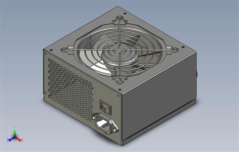 Atx电源step模型图纸免费下载 懒石网