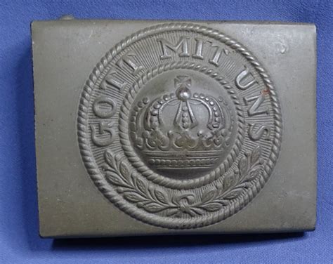 Wwi German Enlisted Mans Belt Buckle In Excellent Condition Griffin