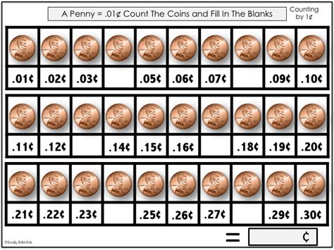 Adding Coins Printable Worksheets For Automaticity By Teach Simple