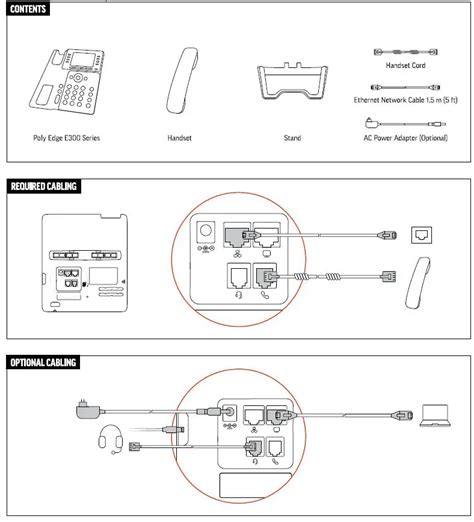 Poly Edge E300 Edge E300 Series Ip Desk Phone User Guide
