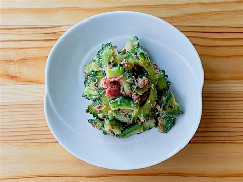 【野菜ひとつ】ゴーヤの梅おかか和え 週末の作り置きレシピ