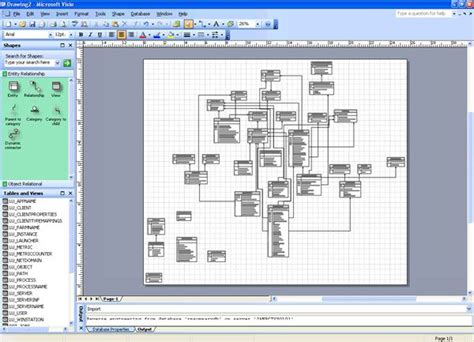 Visio Er Diagram From Sql Server