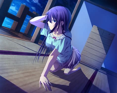Monogatari Series Anime Anime Girls Artwork Senjougahara Hitagi
